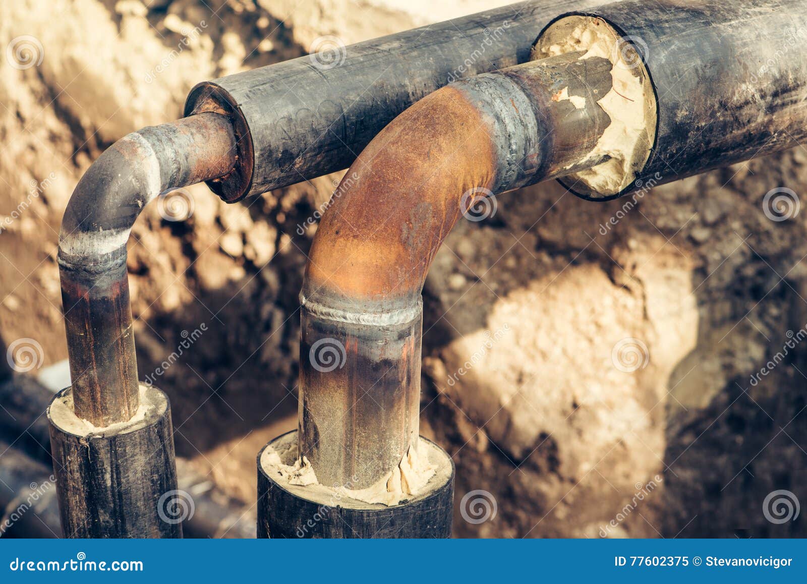 Reconstruction Maintenance A Stack Black PVC Sewer Pipes For Drainage ...