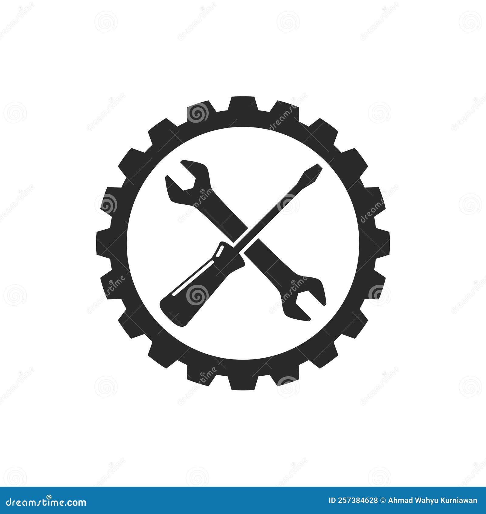 Maintenance logo icon stock vector. Illustration of technology - 257384628
