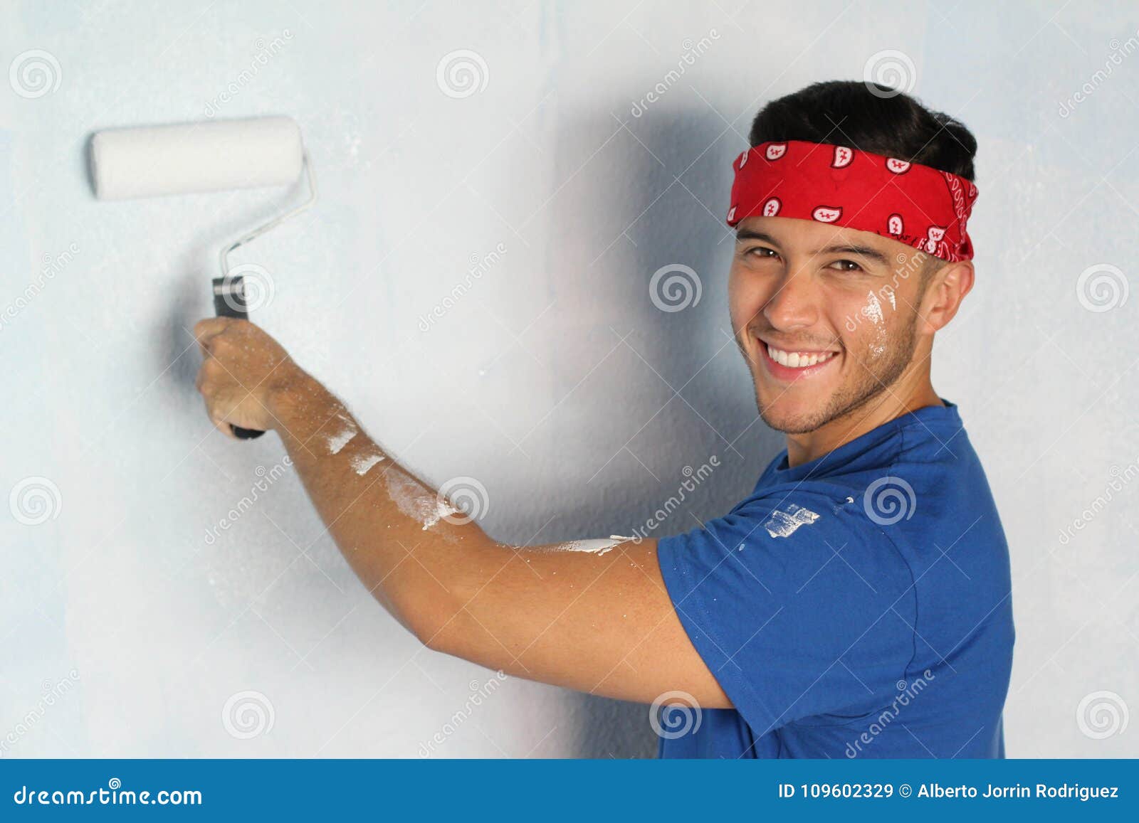 Maintenance Man Smiling at Camera Stock Image - Image of filipino ...