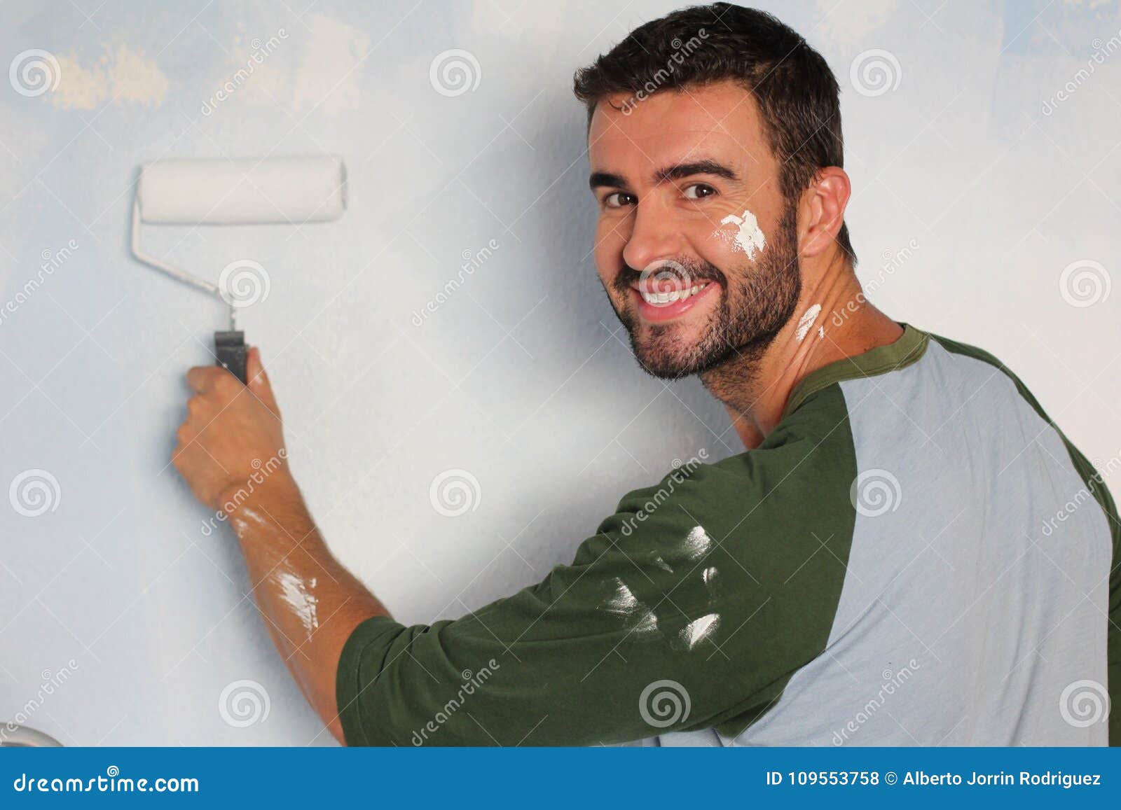 Maintenance Man Smiling at Camera Stock Photo - Image of male ...