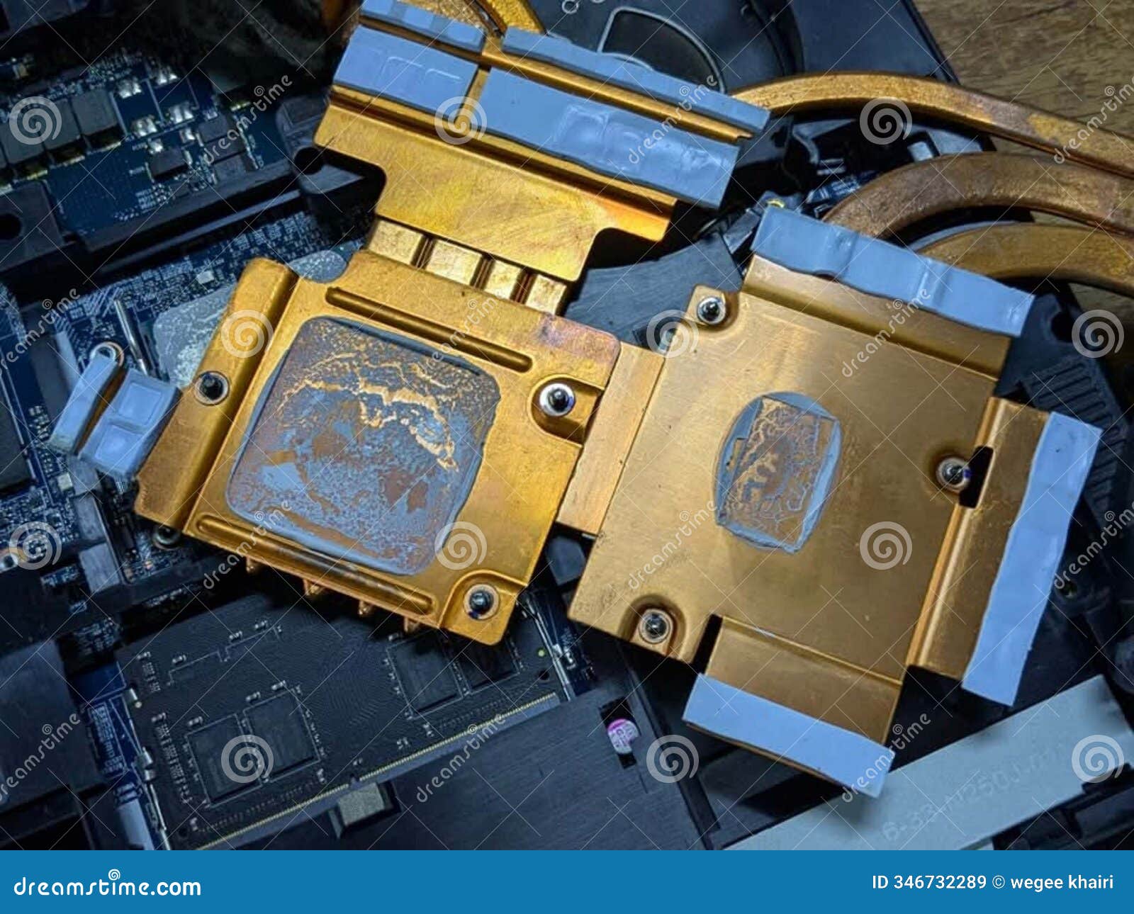 Maintenance Mode: Inside the Heat Dissipation System Stock Image ...