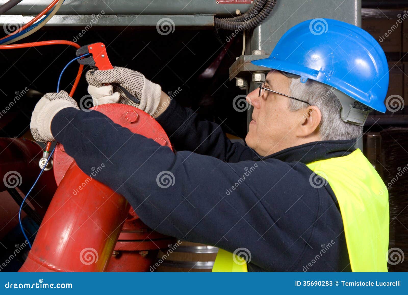Maintenance people stock image. Image of profession, industrial - 35690283