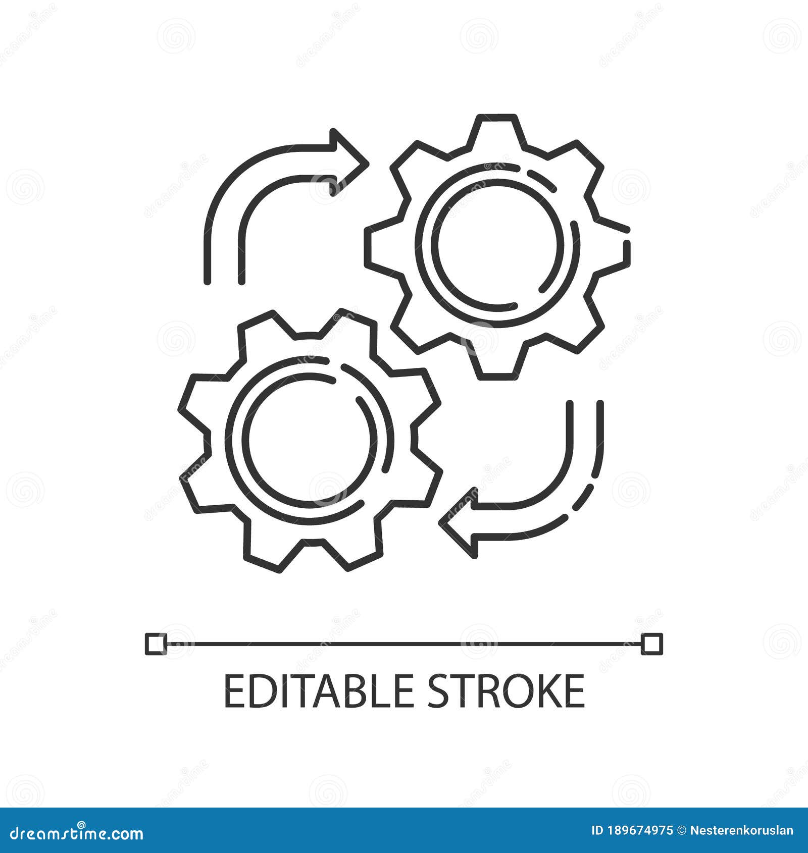 Maintenance Pixel Perfect Linear Icon Stock Vector - Illustration of ...