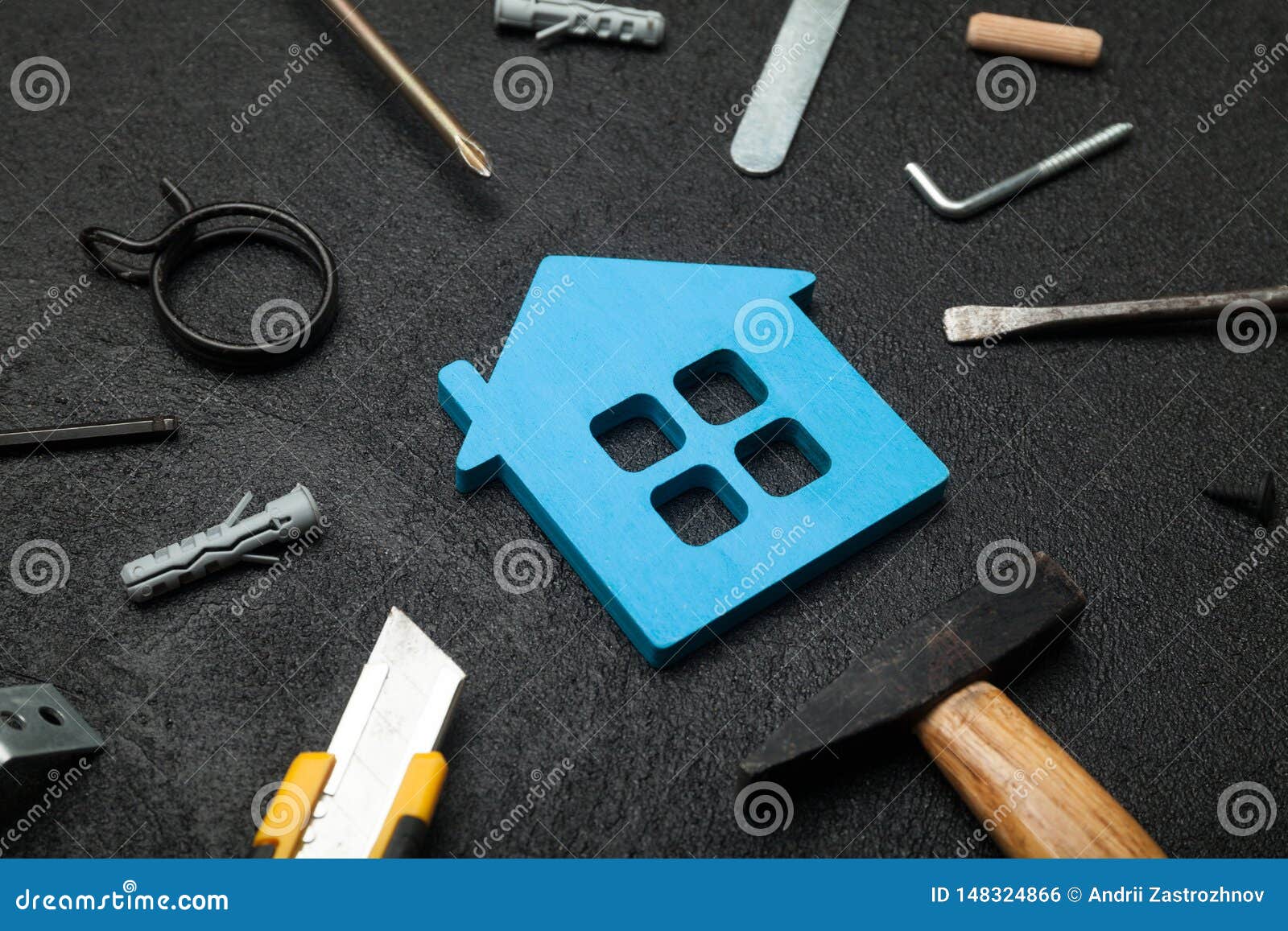 Maintenance Property Concept, Home Renovation Stock Photo - Image of ...