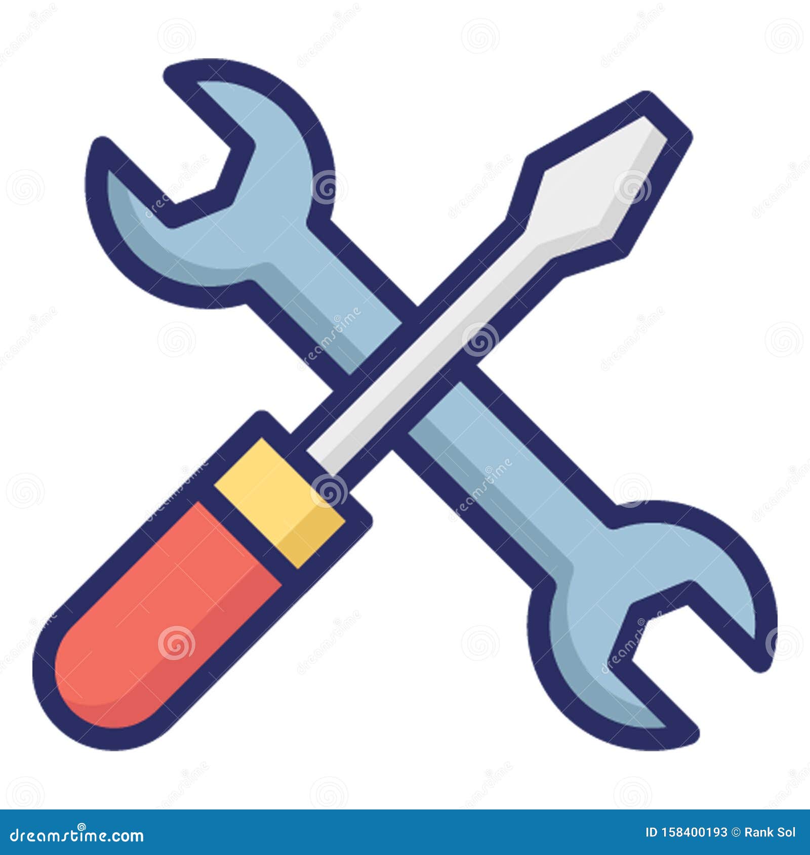Maintenance, Repair Icon Isolated Vector Icon Which Can Easily Modify ...