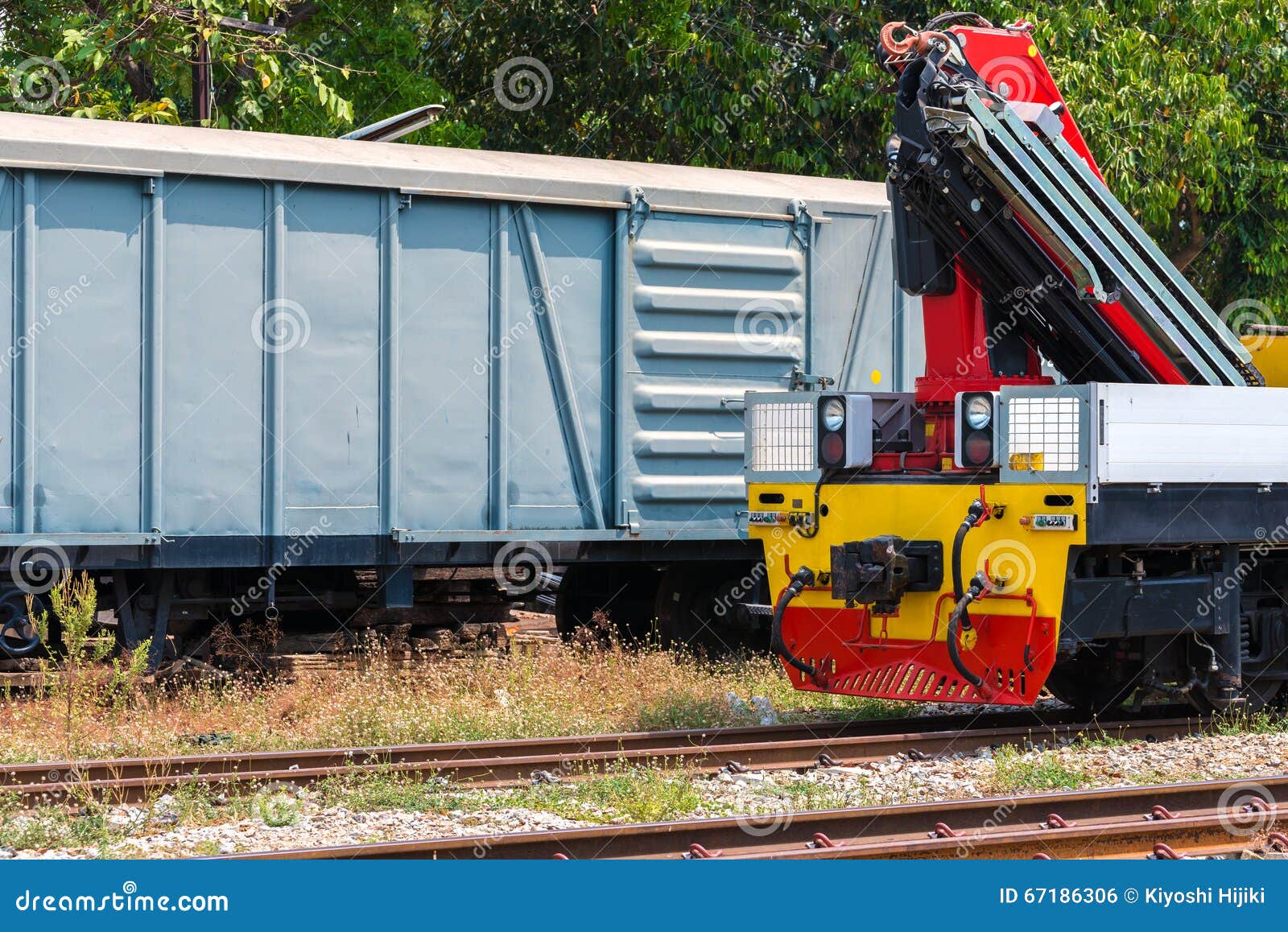Maintenance train stock photo. Image of movement, railway - 67186306