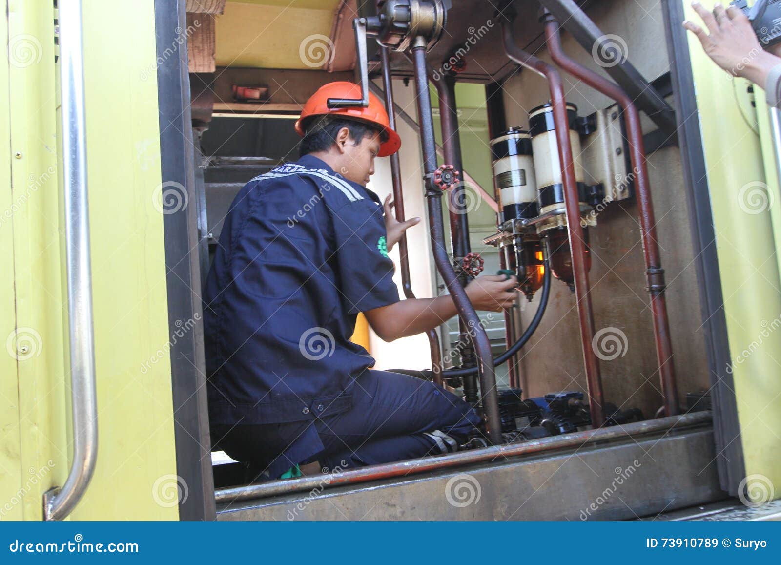Maintenance train editorial stock image. Image of java - 73910789