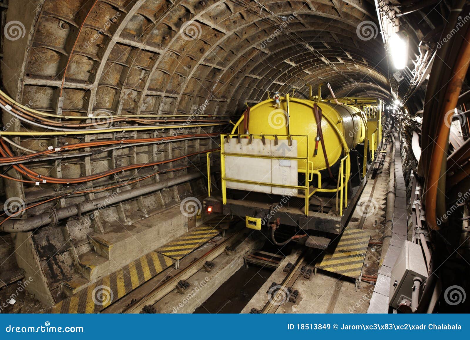 Maintenance vehicle stock image. Image of railway, prague - 18513849