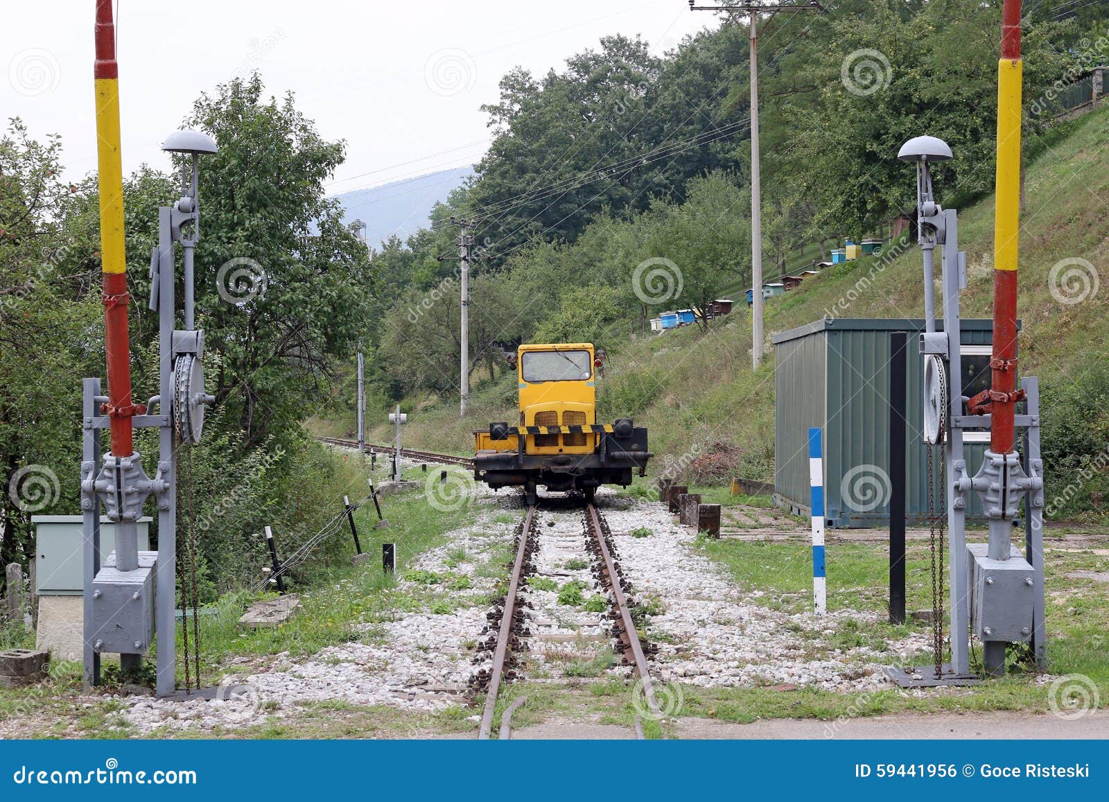 Maintenance Vehicle for Railway Stock Photo - Image of maintenance ...