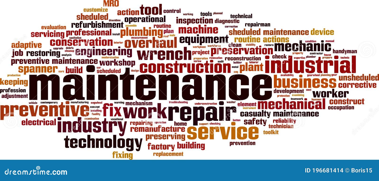 Corrective Maintenance - Mechanism Of Metallic Gears. 3D. Stock Image ...