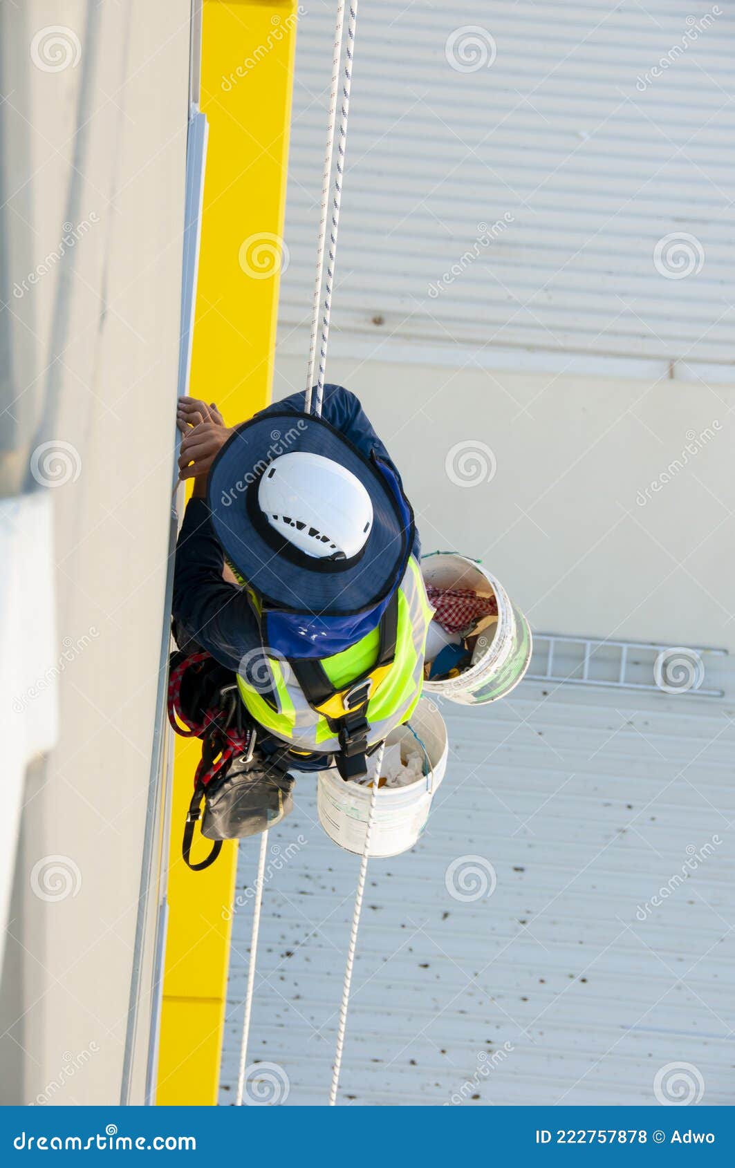 Maintenance Work stock photo. Image of abseiling, perth - 222757878