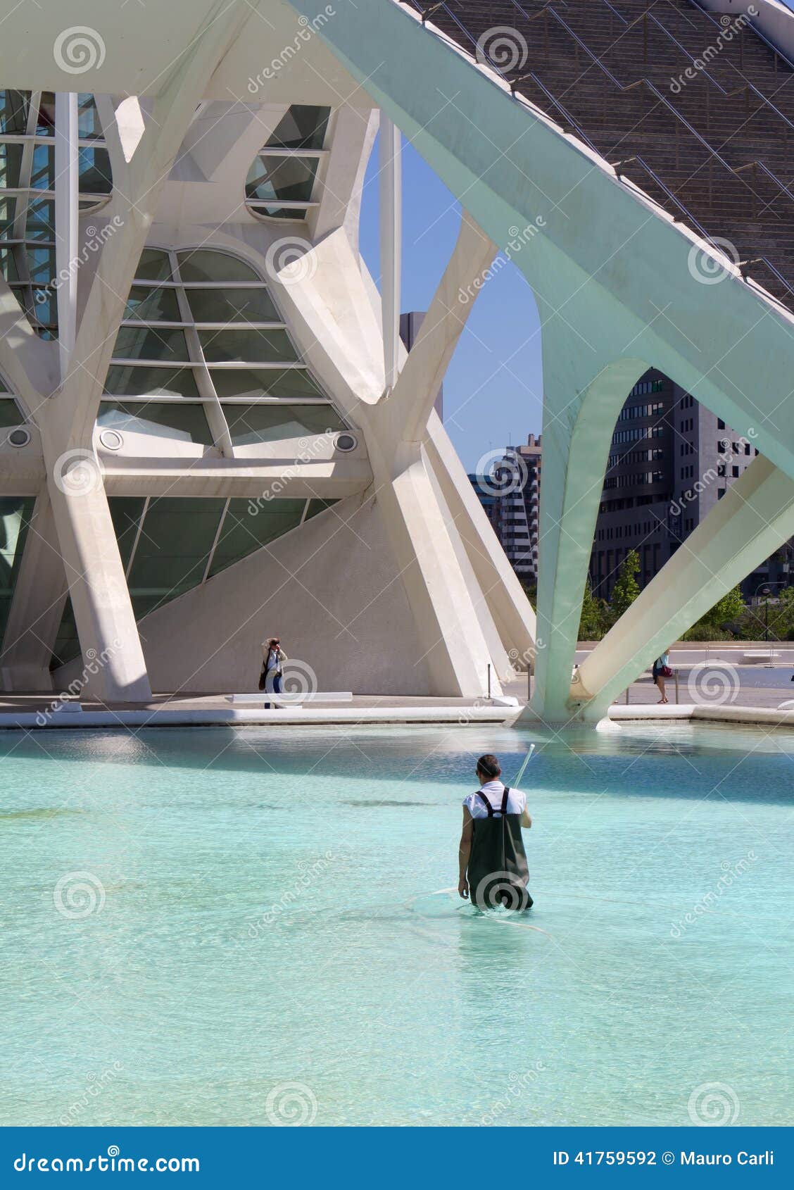 Maintenance Work in a Pool editorial photography. Image of hose - 41759592