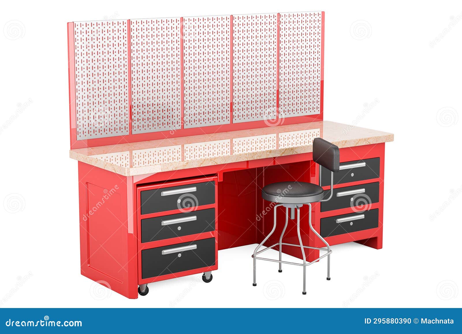 Maintenance Work Table, Maintenance Work Bench Table, 3D Rendering ...