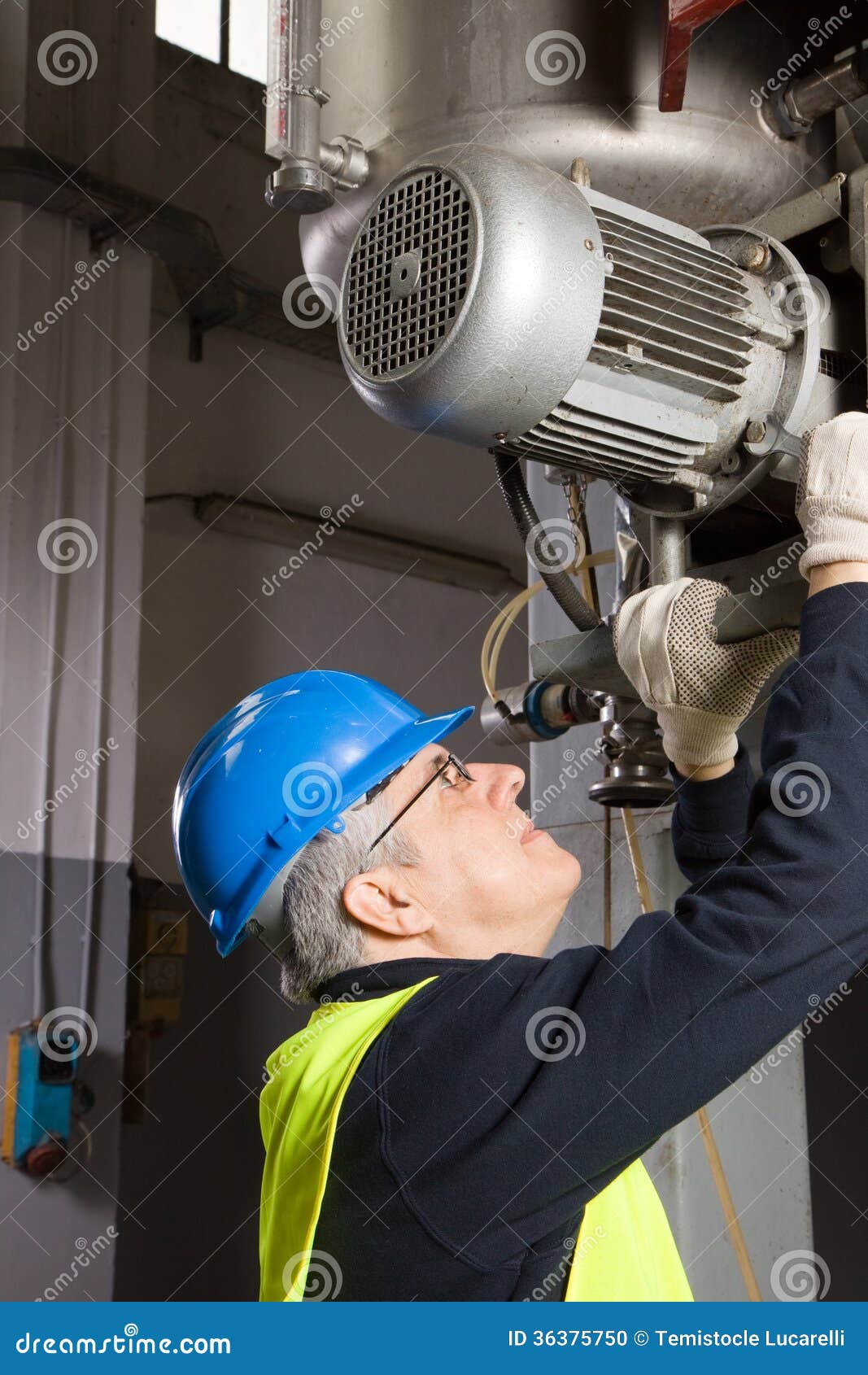 Maintenance worker stock photo. Image of power, gear - 36375750