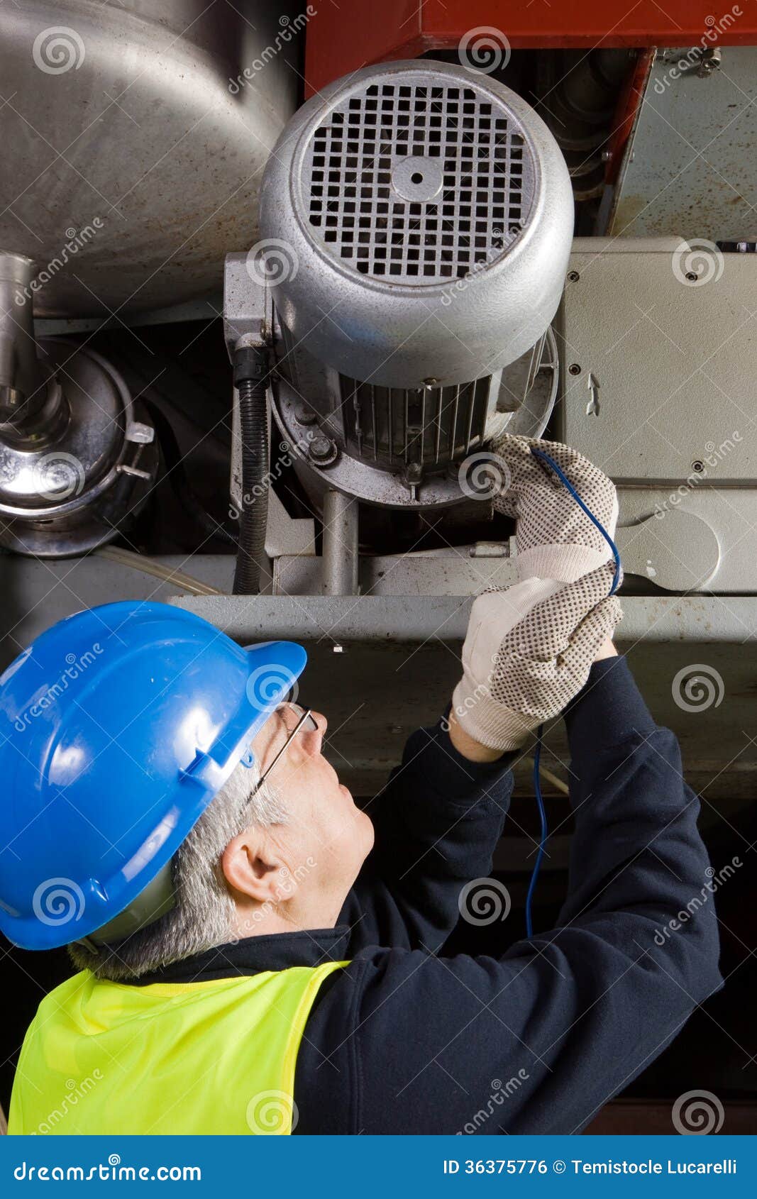 Maintenance worker stock photo. Image of profession, hardhat - 36375776