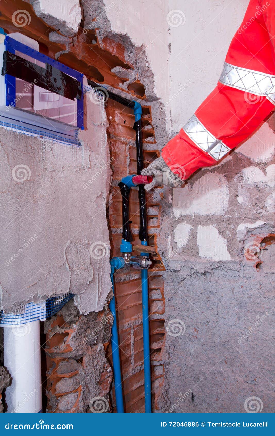 Maintenance worker stock photo. Image of industry, drill - 72046886