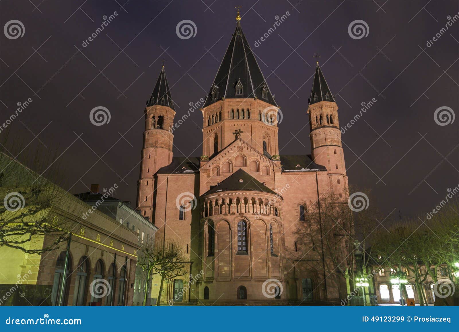 Mainz Cathedral in Germany stock image. Image of martin - 49123299