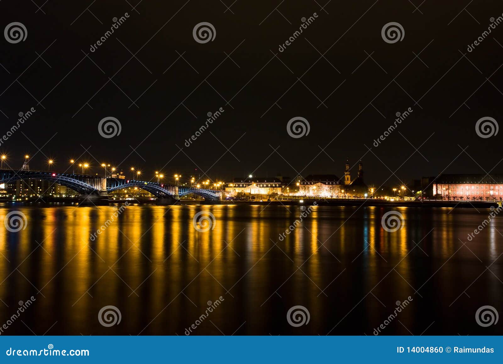 Mainz Nightlife stock photo. Image of history, dark, building - 14004860