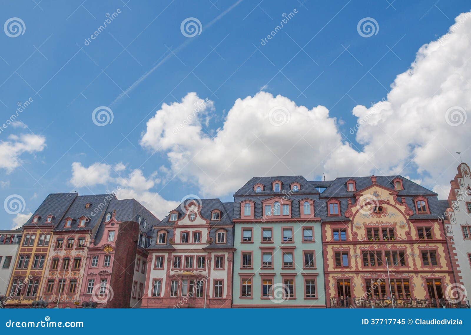 Mainz Old Town stock image. Image of european, ancient - 37717745