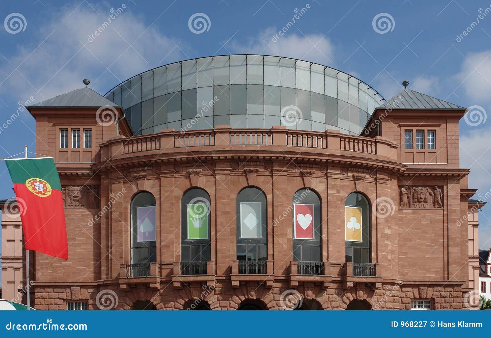 Mainz Theater stock image. Image of capital, federal, windows - 968227
