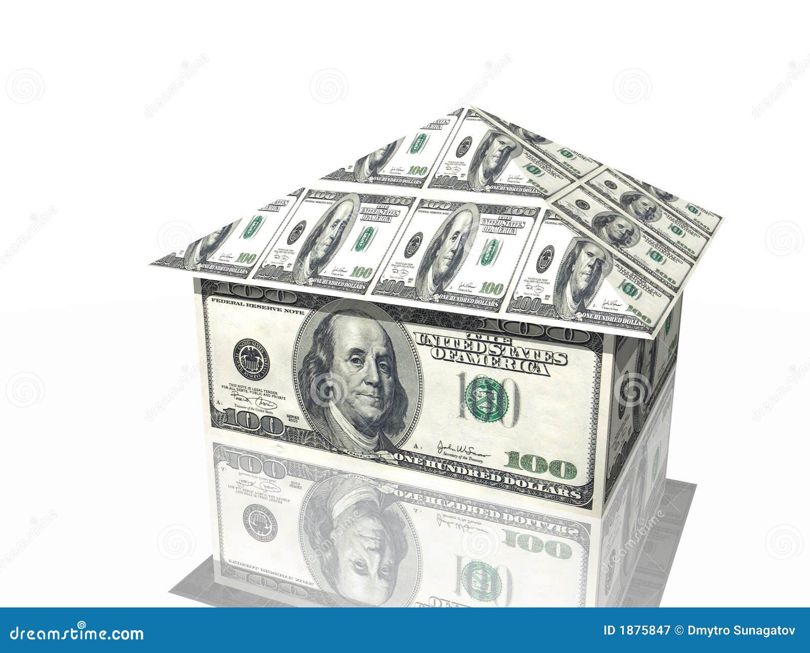 Maison d'argent illustration stock. Illustration du achat - 1875847