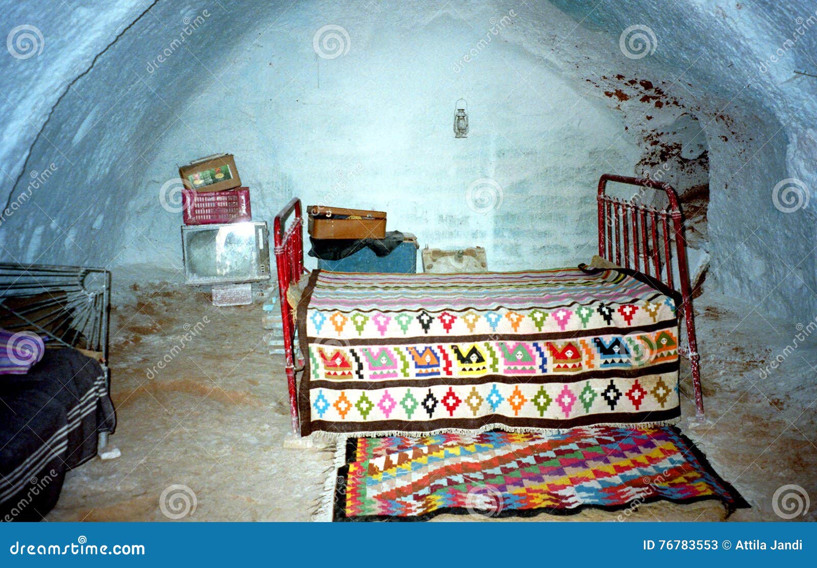 Maison De Troglodyte, Matmata, Tunisie Image stock - Image du course ...