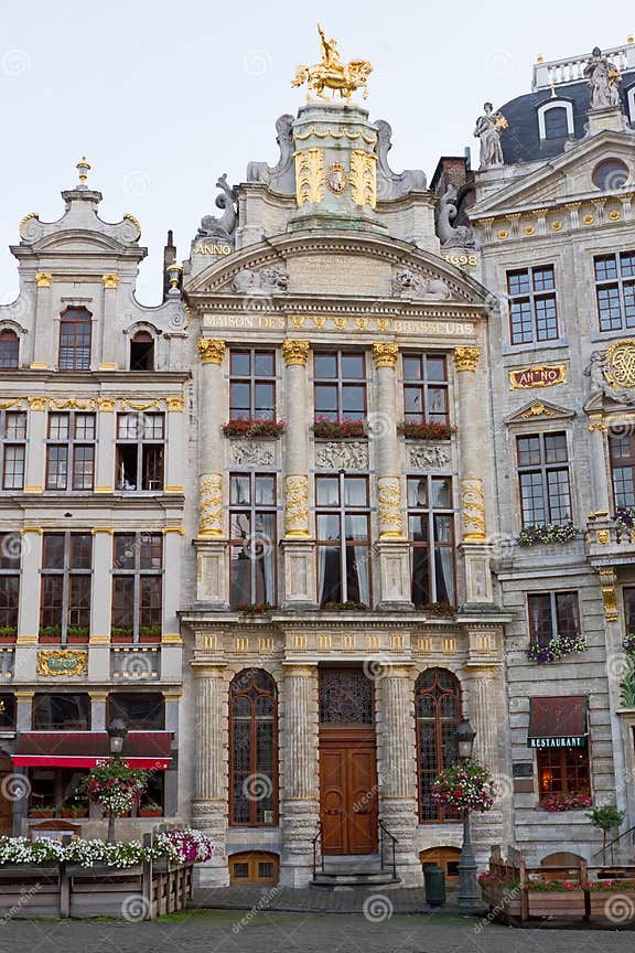 Maison Des Brasseurs stock photo. Image of architecture - 21332834