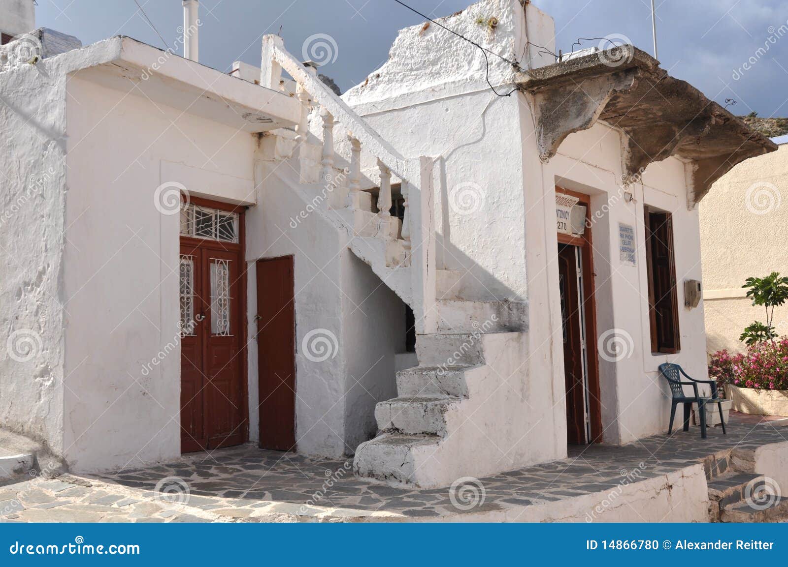Maison grecque photo stock. Image of île, facile, maison - 14866780