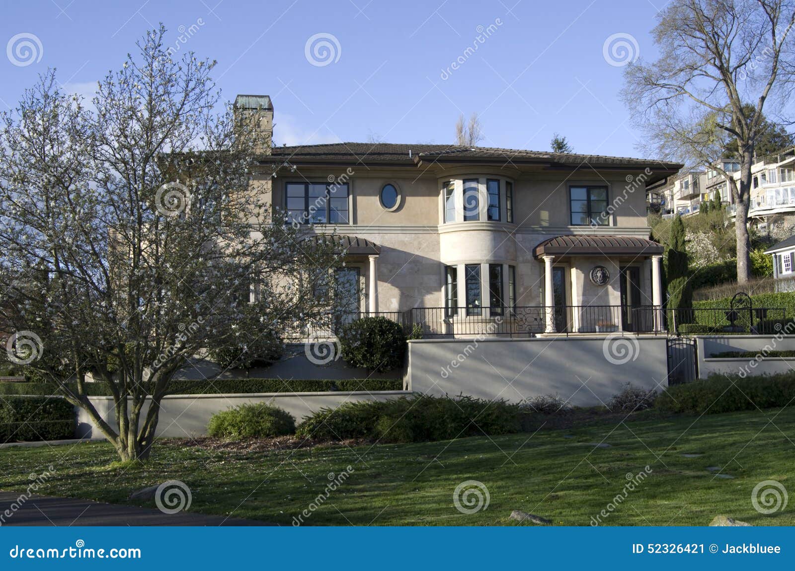 Maison Riche Seattle De Famille Photo éditorial - Image du anne ...