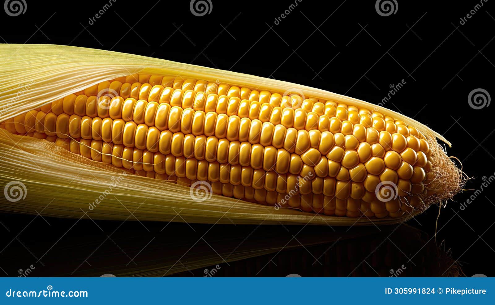 Maize corn ear stock illustration. Illustration of silage - 305991824