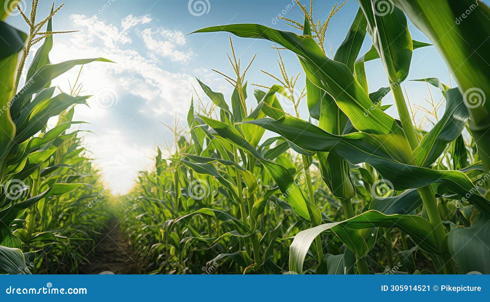 Maize Corn Plant Royalty-Free Illustration | CartoonDealer.com #305914521