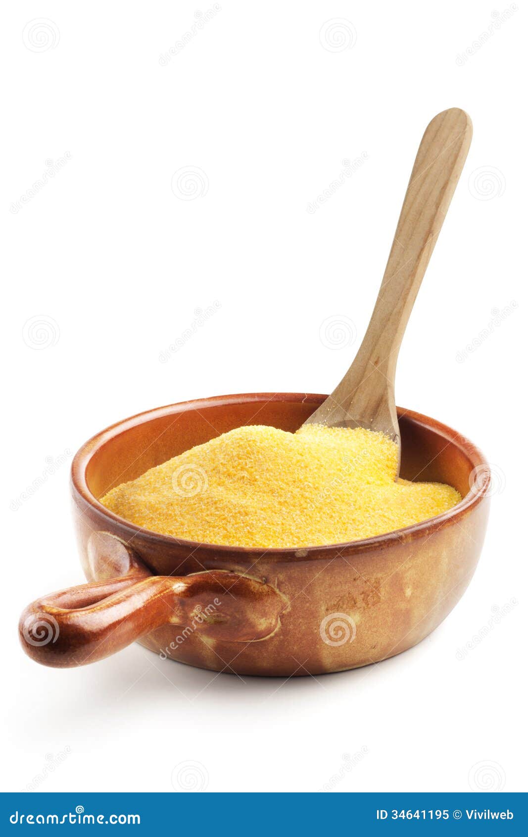 Maize flour stock image. Image of faience, grain, eating - 34641195