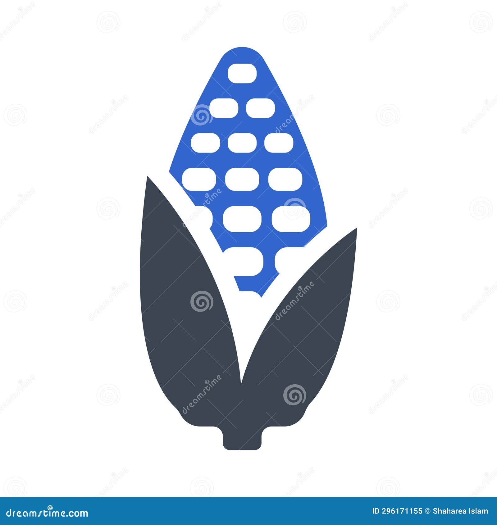 Maize Icon stock vector. Illustration of cooking, symbol - 296171155