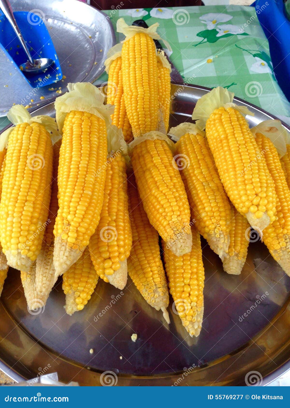 Maize editorial photography. Image of boiled, market - 55769277