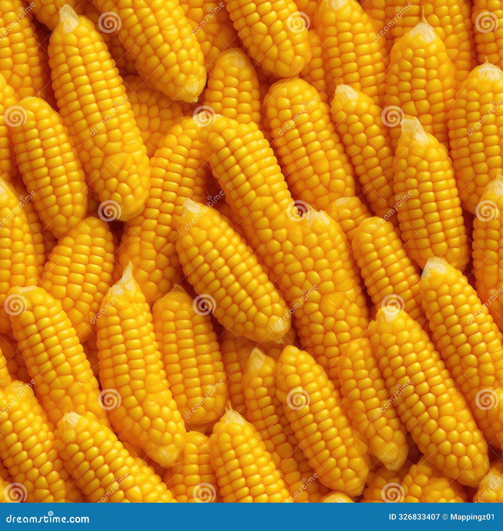 Maize Pattern Ultra Realistic Stock Illustration - Illustration of ...