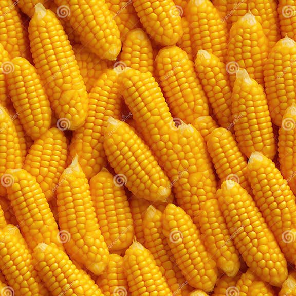 Maize Pattern Ultra Realistic Stock Illustration - Illustration of pattern, elements: 326833407