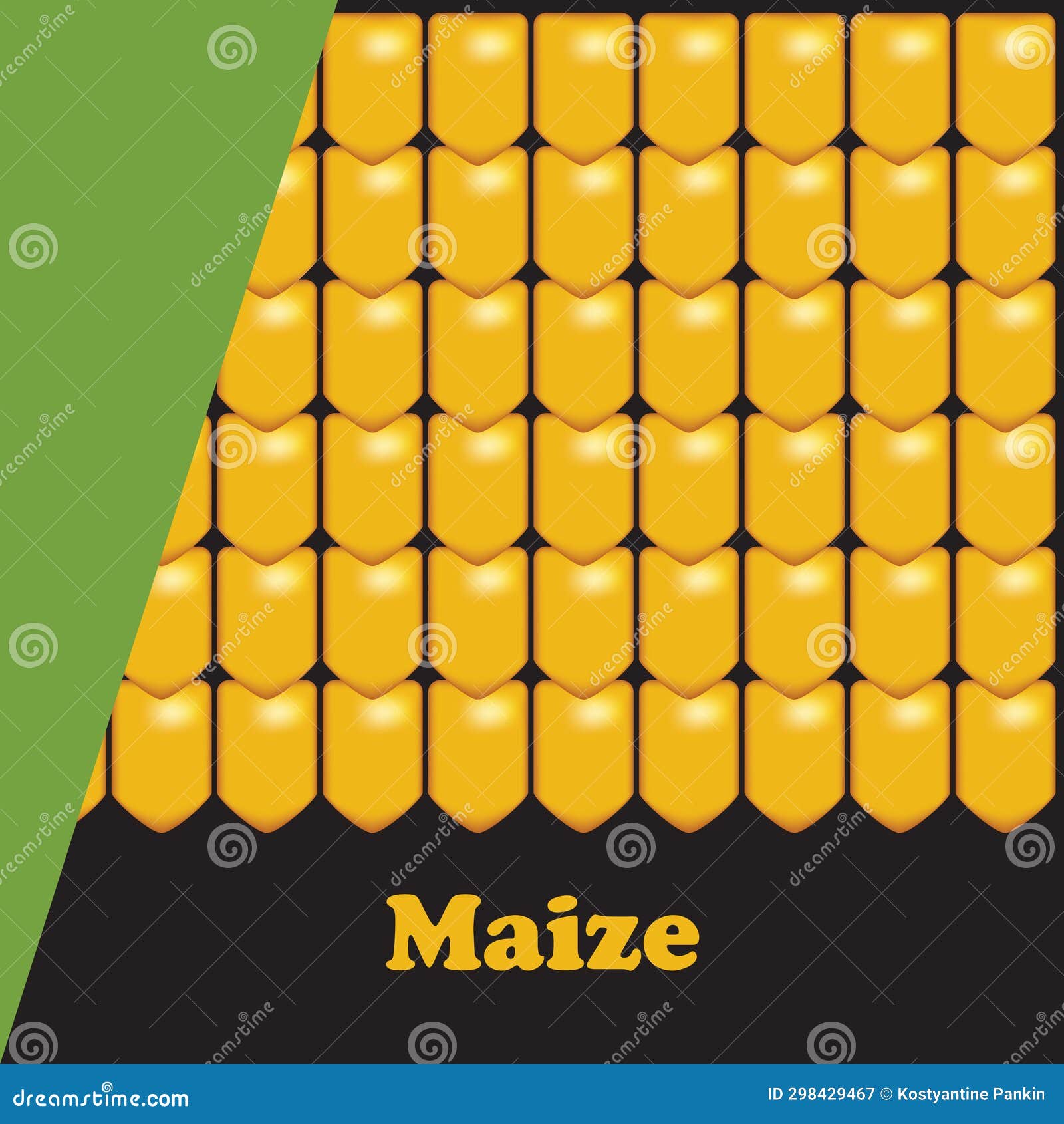 Maize poster stock vector. Illustration of information - 298429467