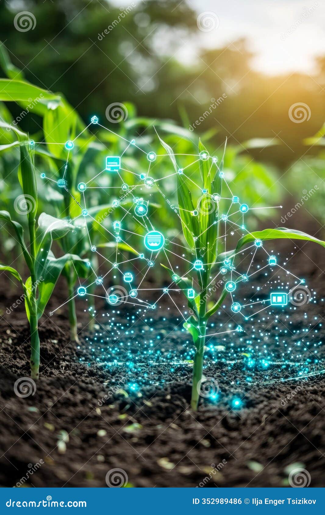 Maize Seedling with Digital Network Innovation in Agriculture and Smart ...