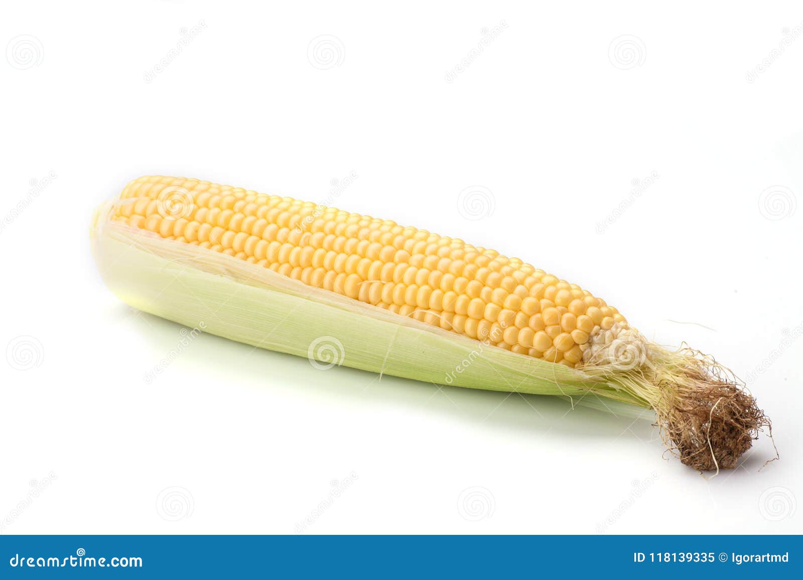 Maize on white stock image. Image of white, healthy - 118139335