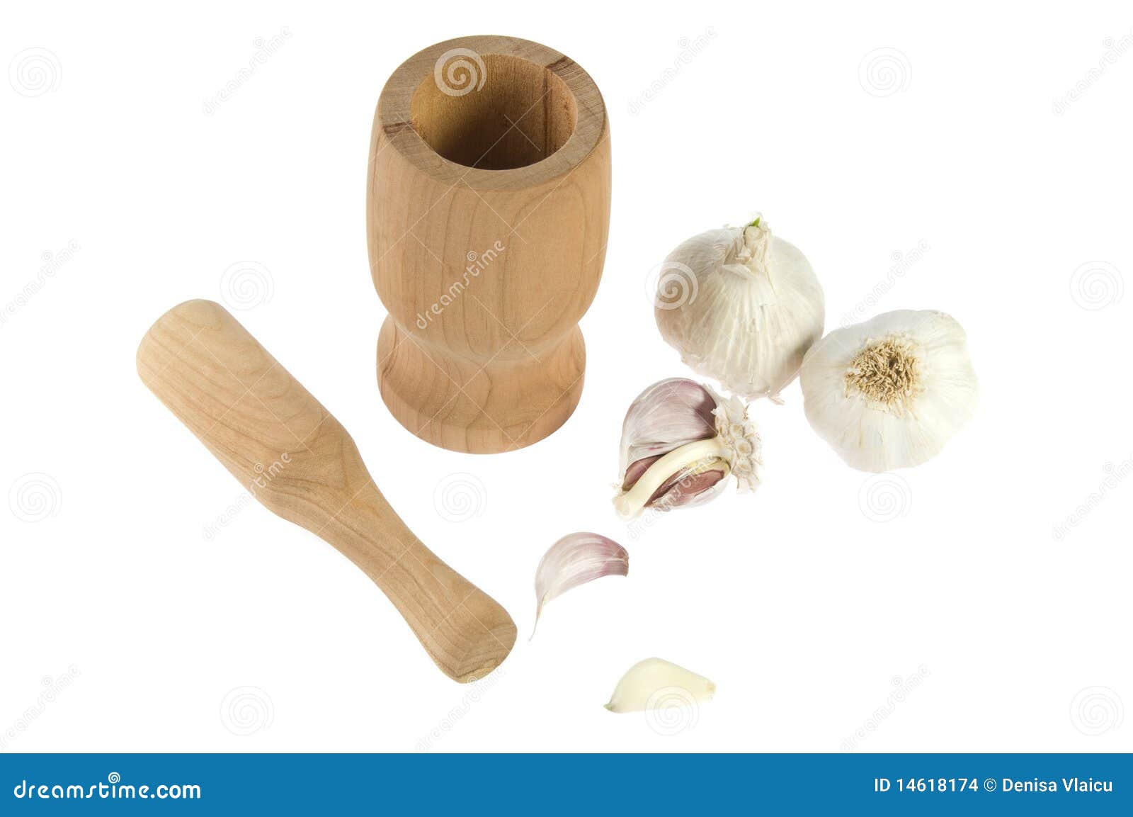 Maja para el ajo foto de archivo. Imagen de picante, blanco - 14618174