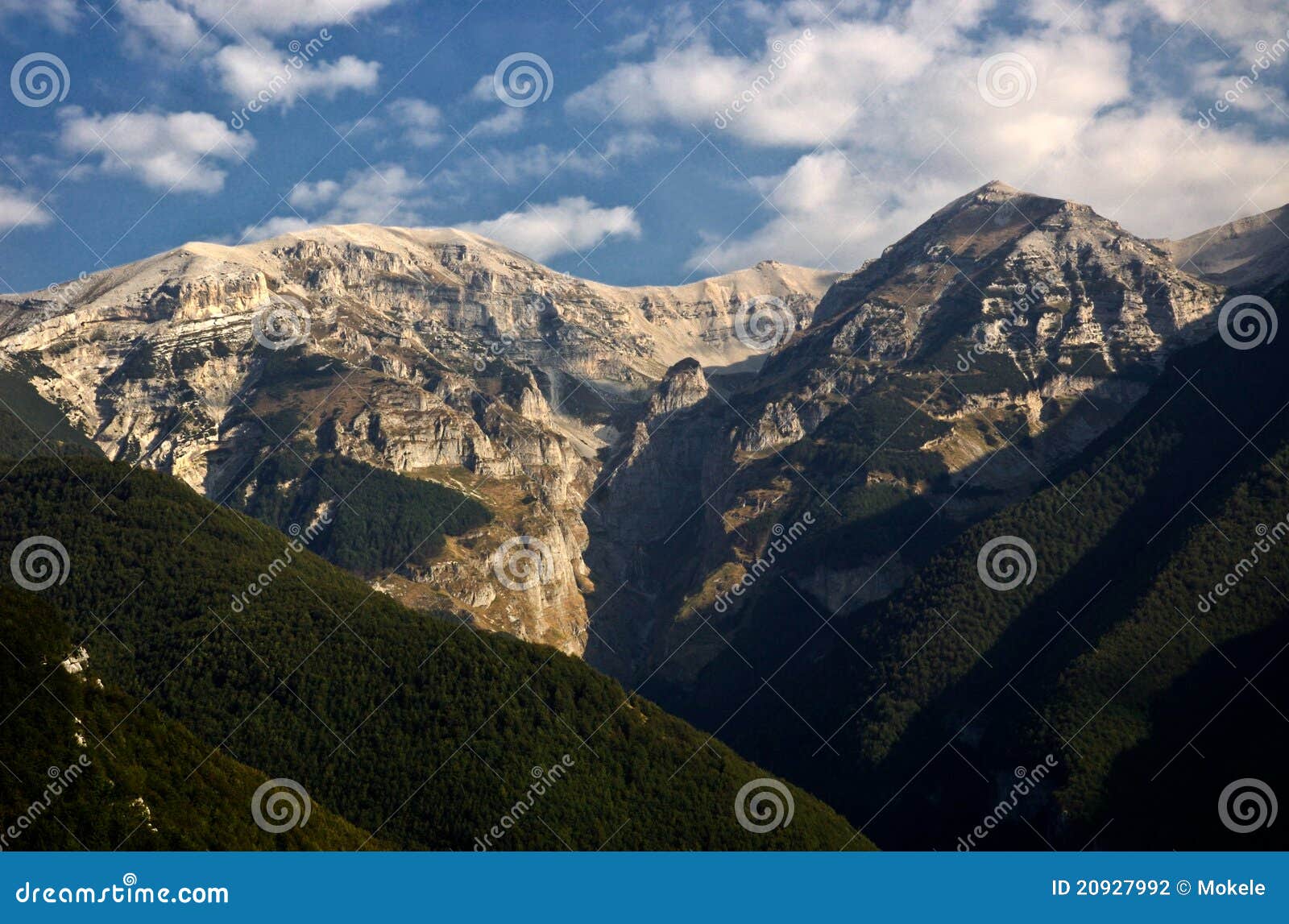 The Majella massif stock photo. Image of tourism, forest - 20927992