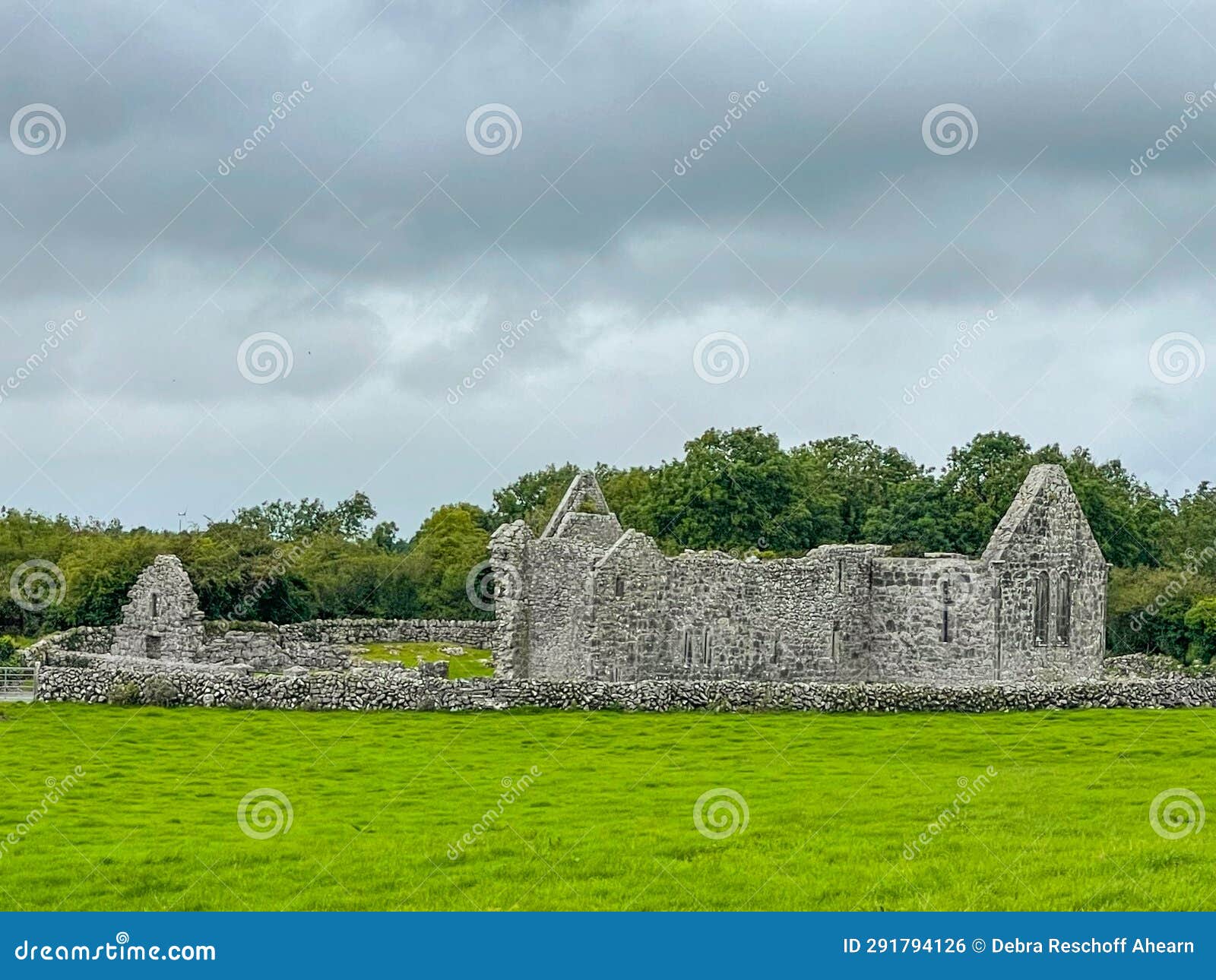 Majestic 7th Century Monastic Site in Gort, Co. Galway Stock Photo ...