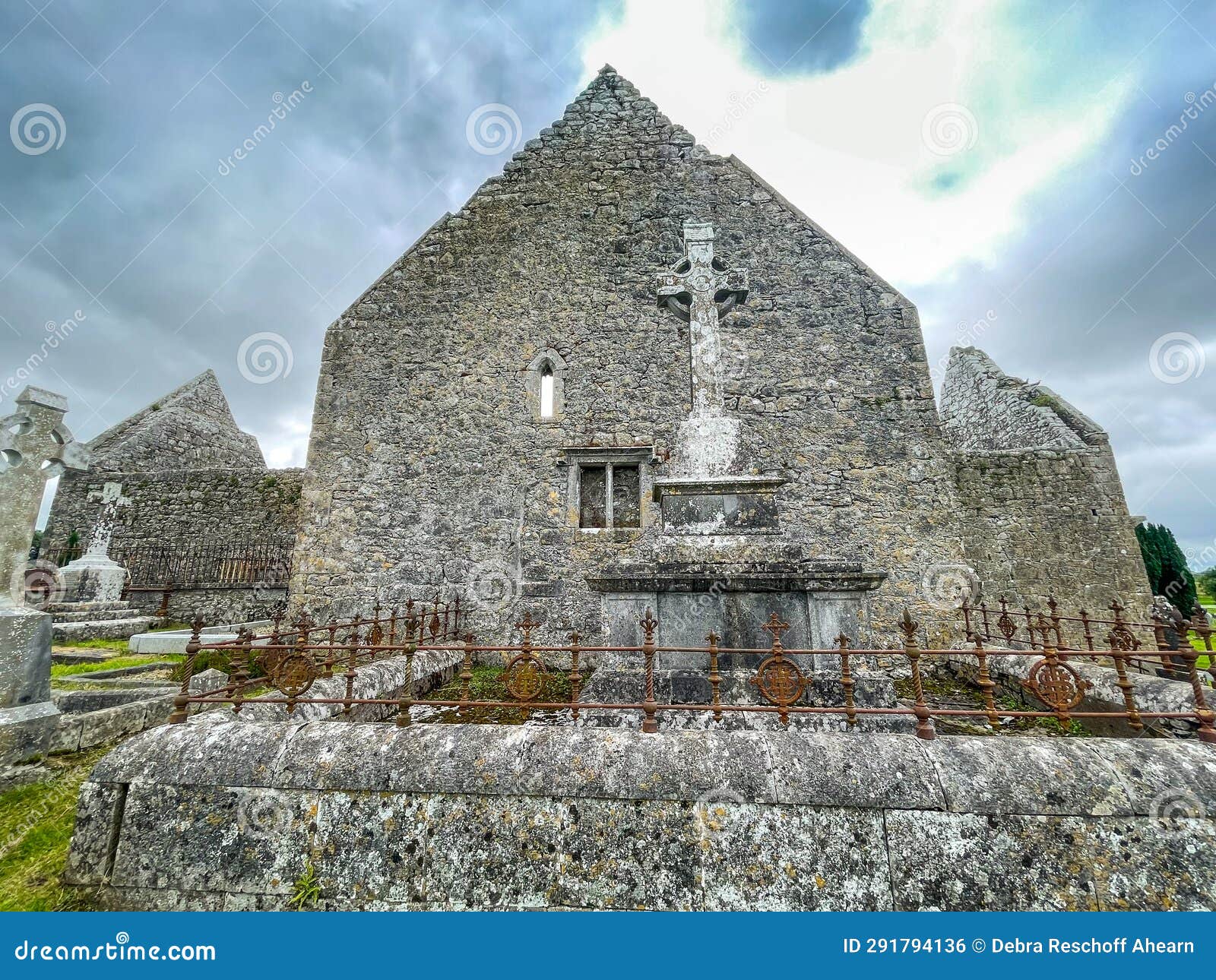 Majestic 7th Century Monastic Site in Gort, Co. Galway Stock Photo ...