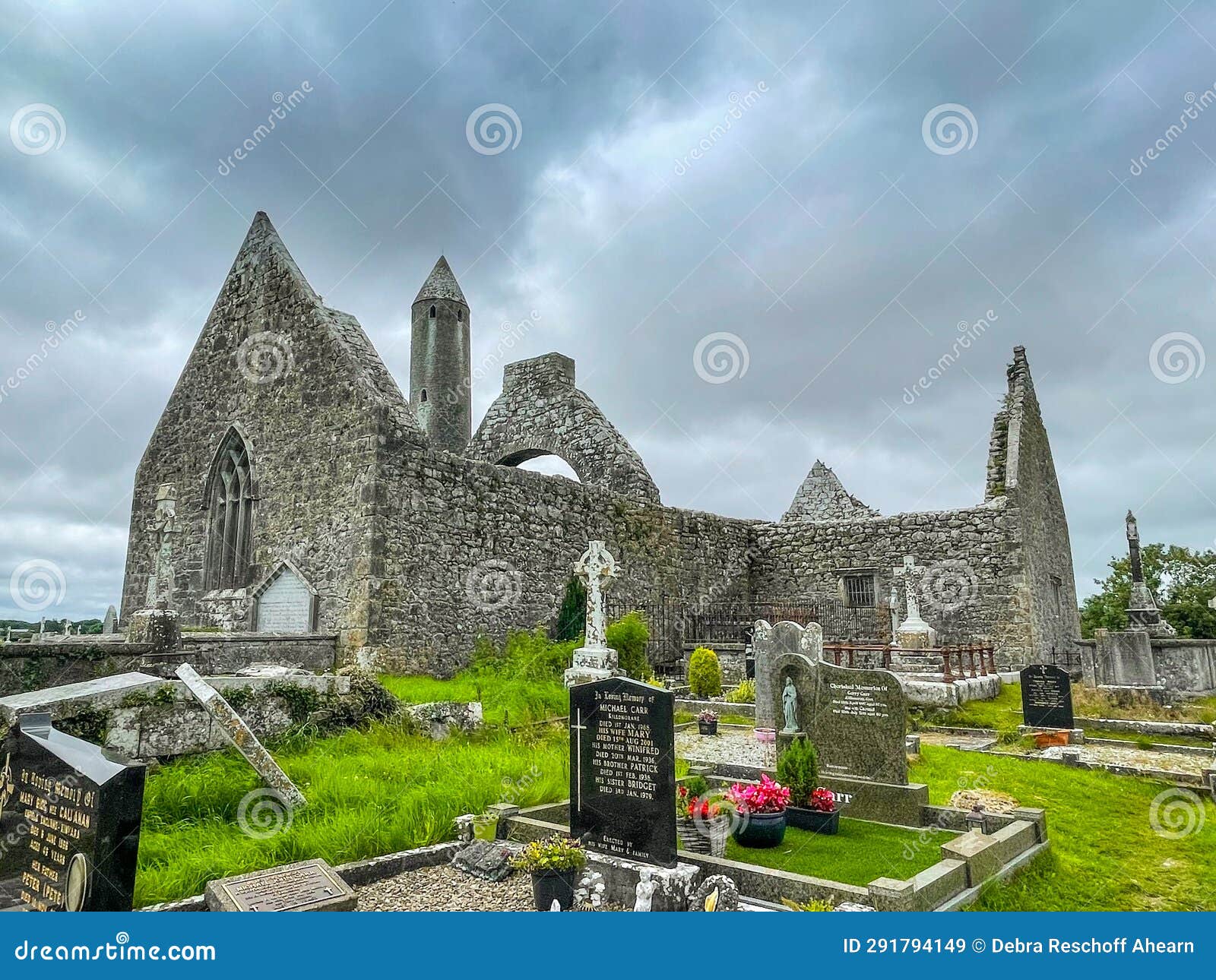 Majestic 7th Century Monastic Site in Gort, Co. Galway Editorial Stock ...