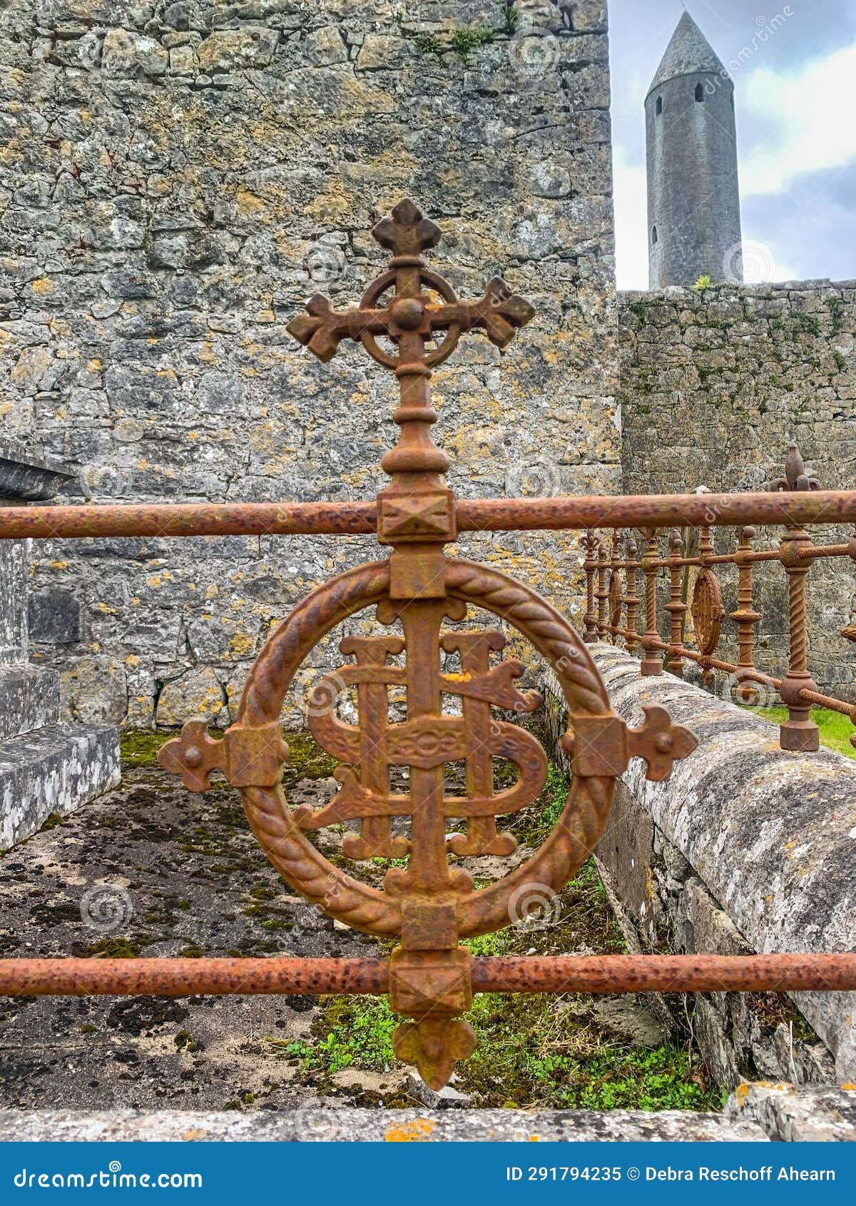 Majestic 7th Century Monastic Site in Gort, Co. Galway Stock Image ...