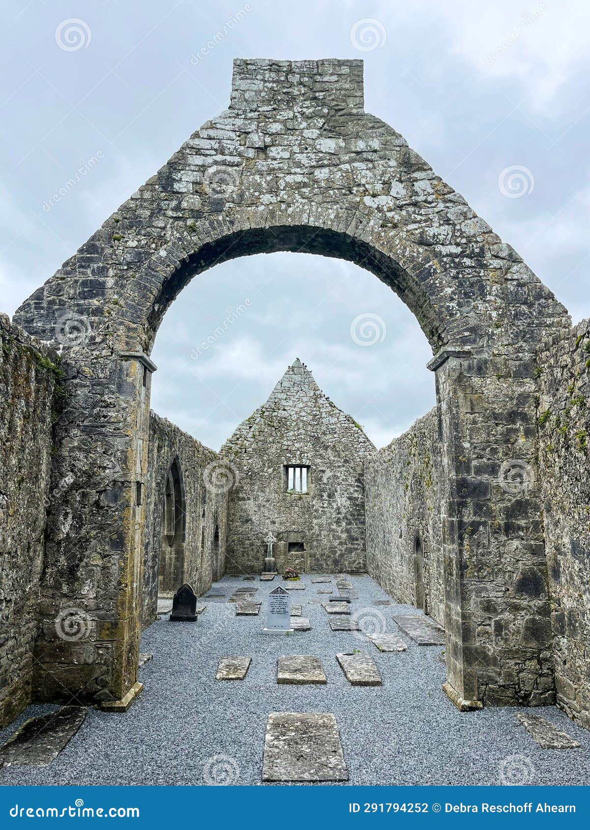 Majestic 7th Century Monastic Site in Gort, Co. Galway Stock Photo ...