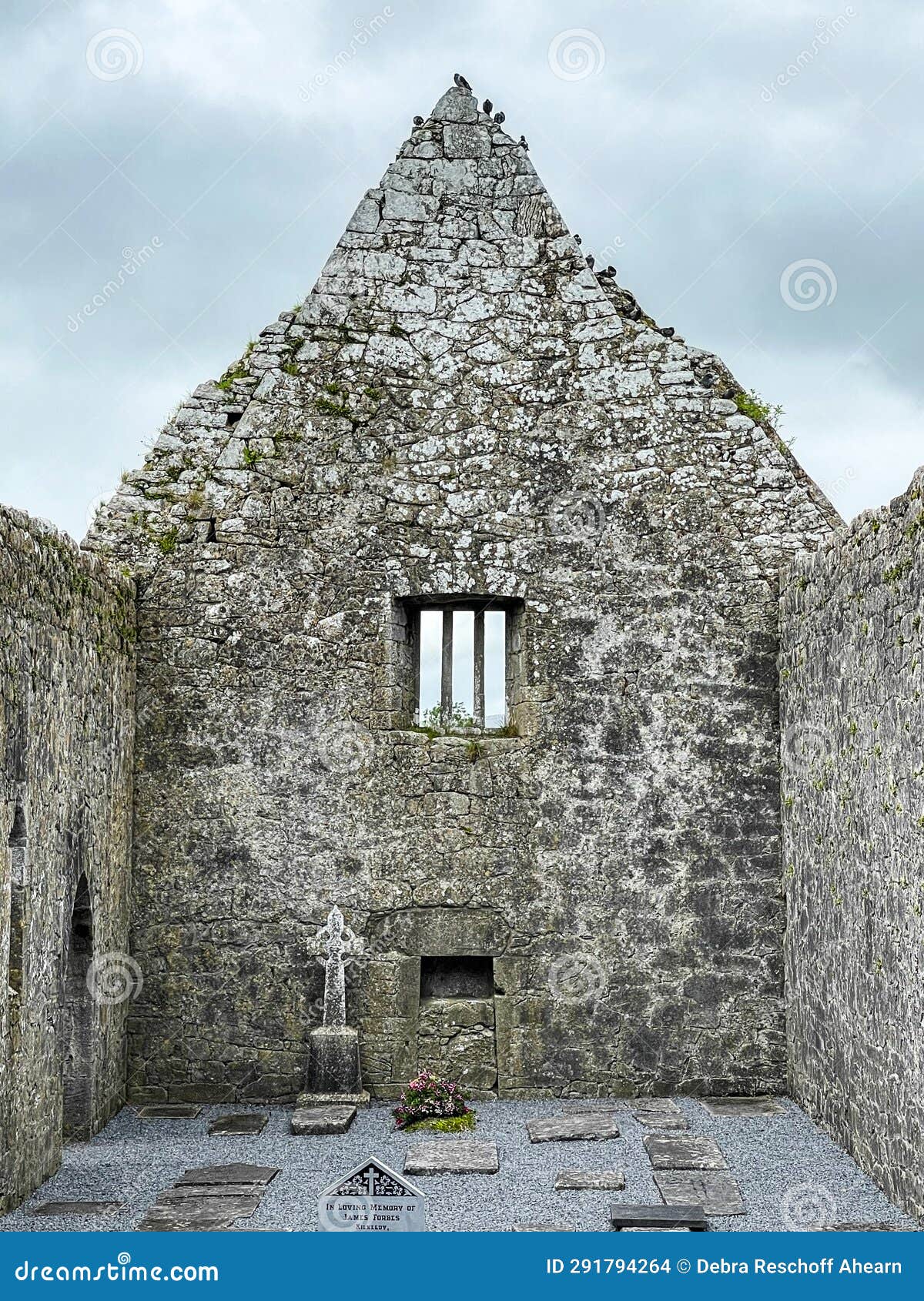 Majestic 7th Century Monastic Site in Gort, Co. Galway Stock Photo ...