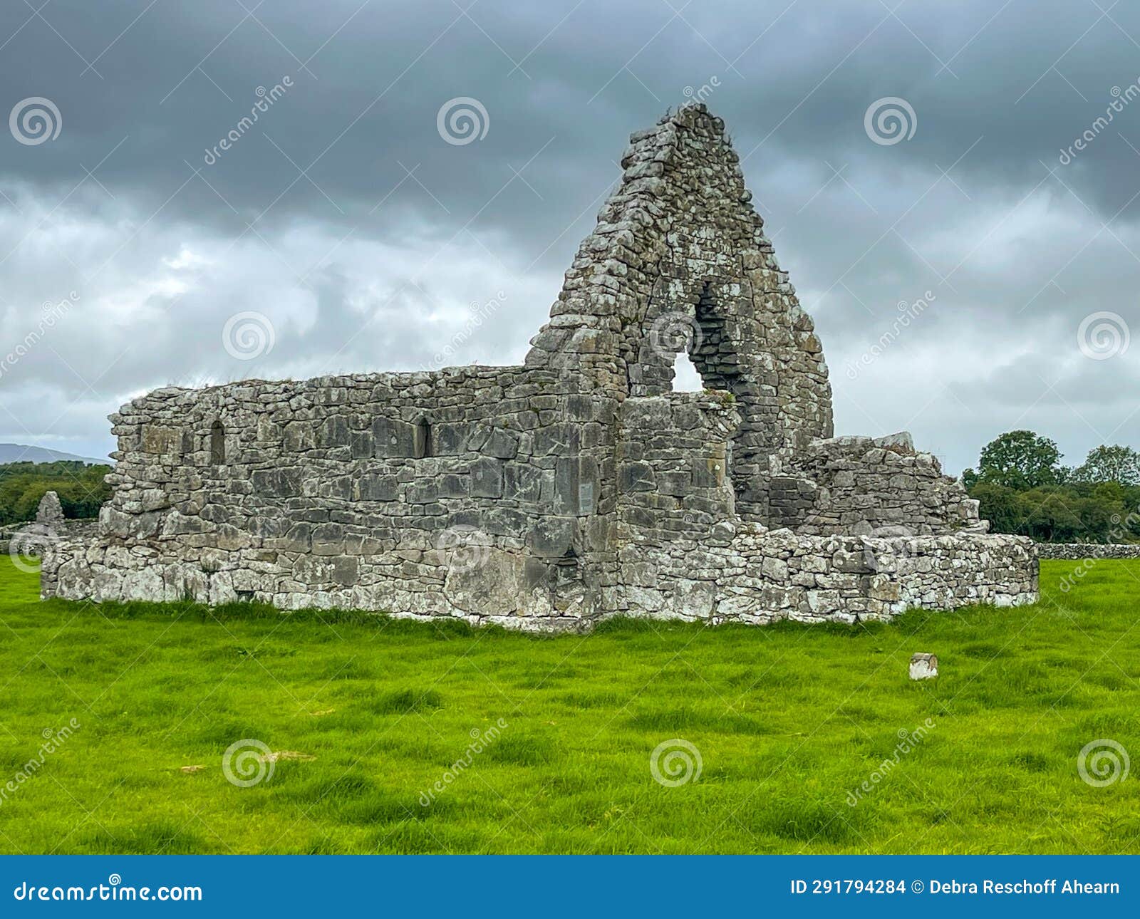 Majestic 7th Century Monastic Site in Gort, Co. Galway Stock Photo ...