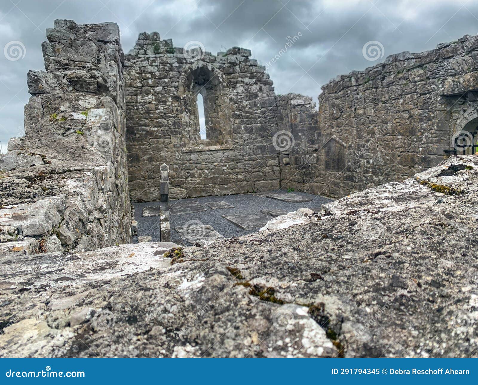 Majestic 7th Century Monastic Site in Gort, Co. Galway Stock Image ...