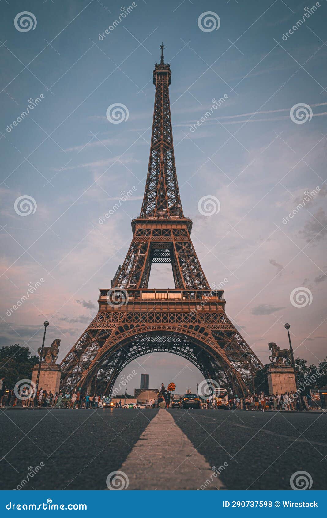 A Very Tall Tower with a Lot of Lights on it: Eiffel Tower in Paris ...